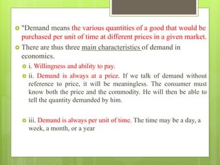 demand.pptx | Commodities | Economy