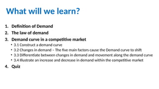 Demand Introduction to macroeconomics for Grade 9-12 | PPTX