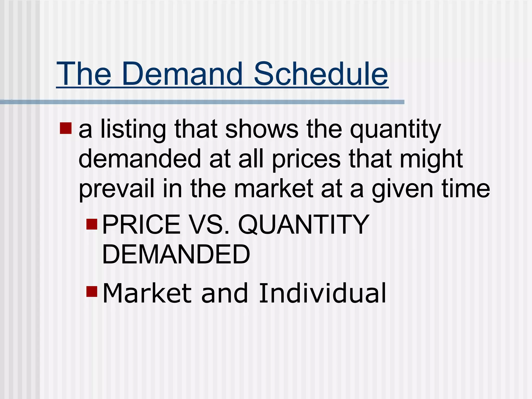 Demand And Change In Demand | PPT | Economy | Business and Finance