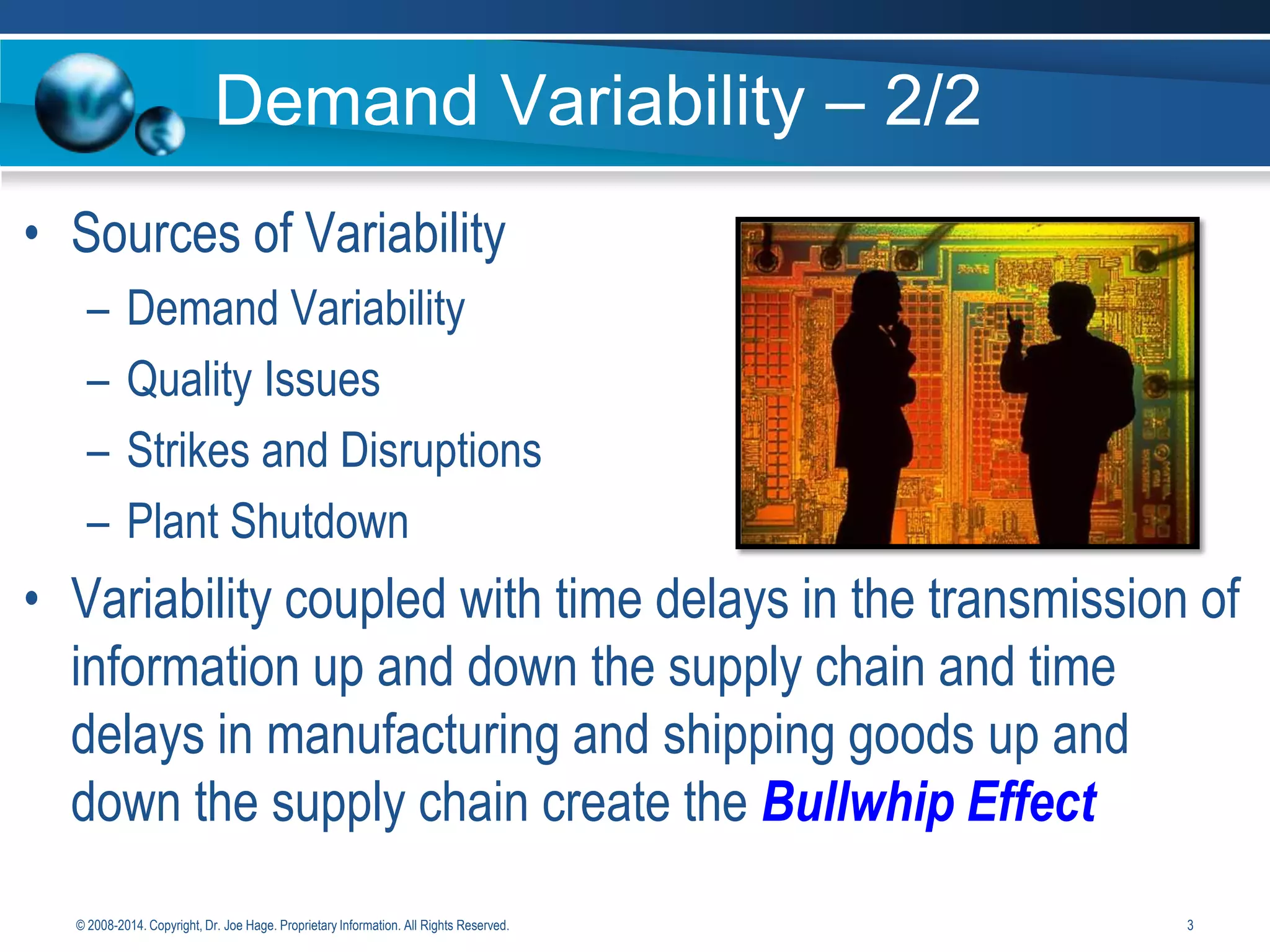 Demand Variability: The Bullwhip Effect | PPTX