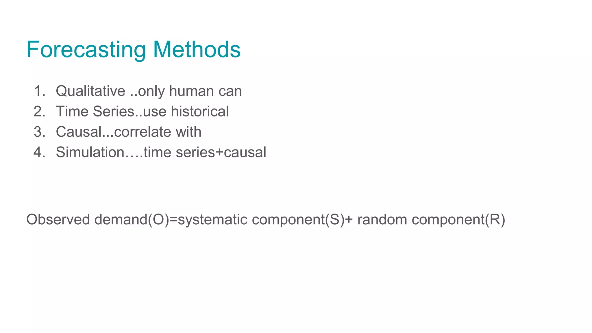Demand Forecasting Basics | PPT