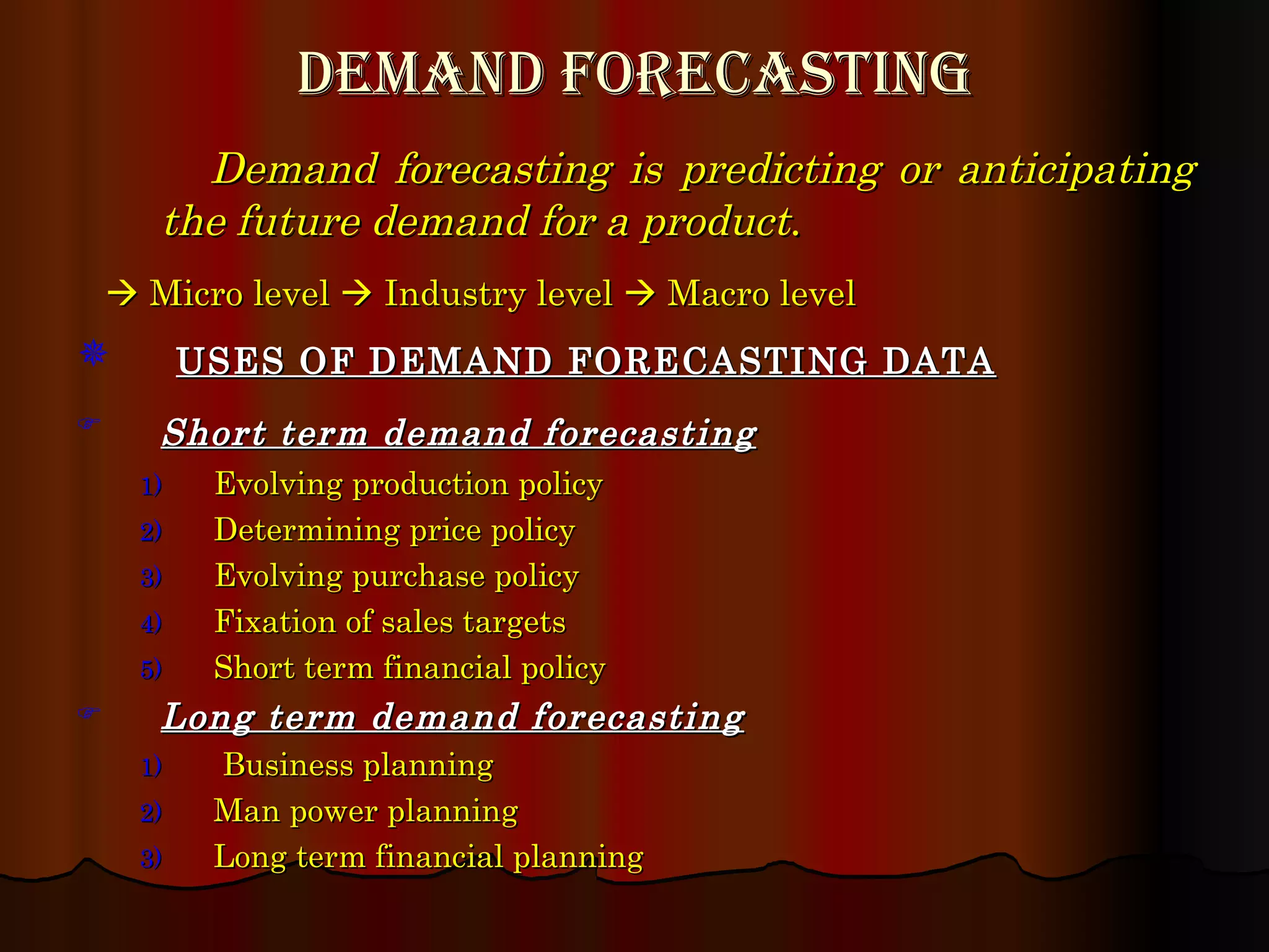 Demand Analysis Ppt Commodities Economy