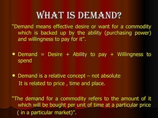 Demand Analysis | PPT