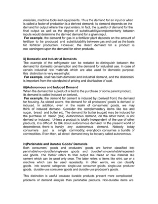 Demand analysis | DOC