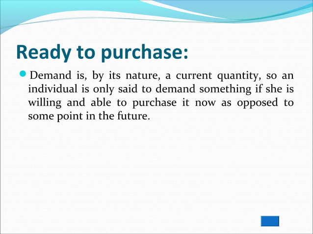 Demand analysis | PPT