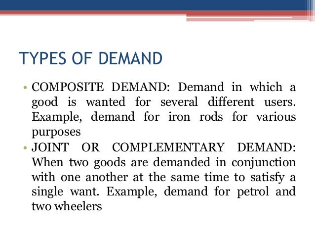 Demand analysis