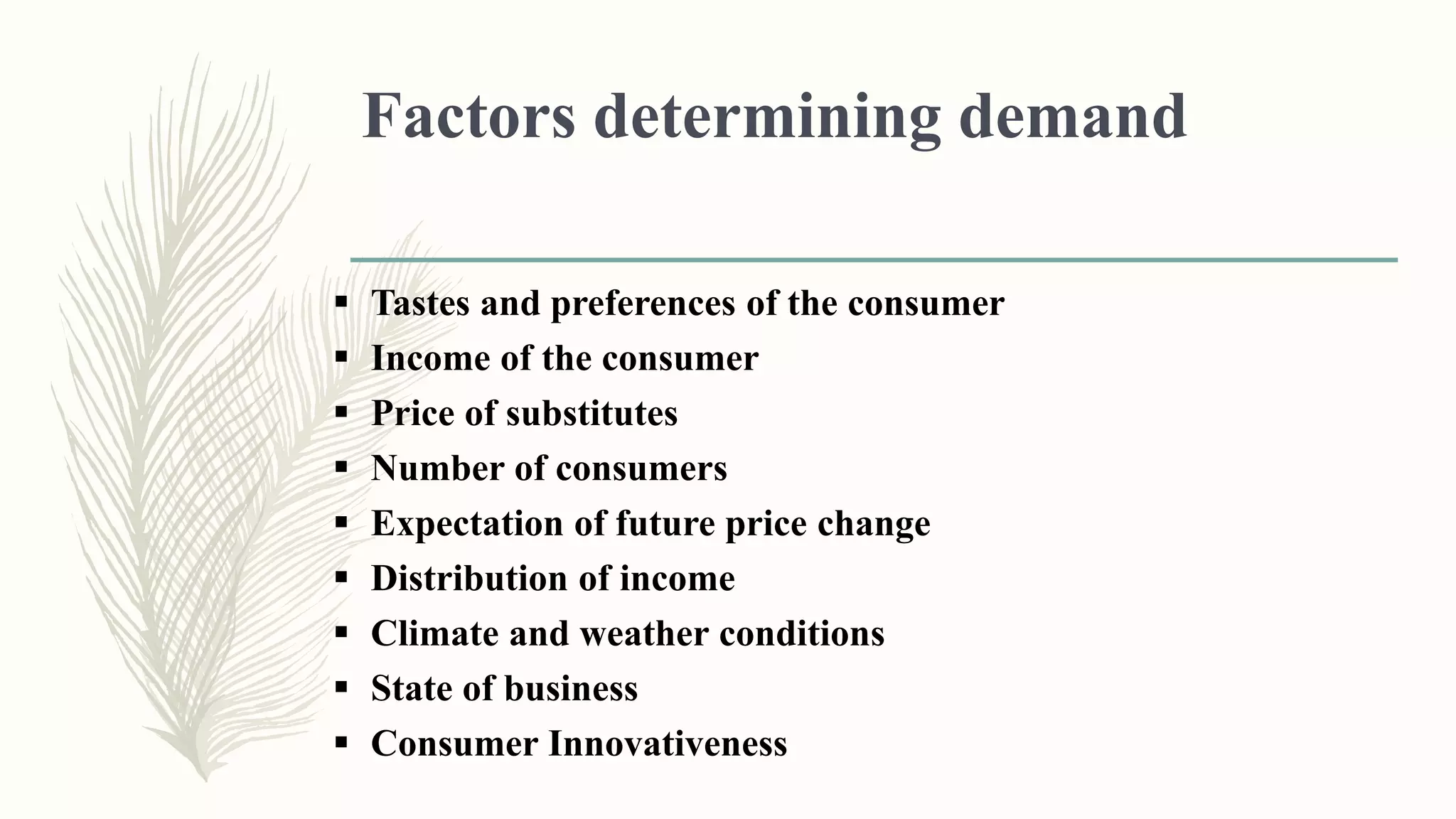 Demand – analysis | PPTX