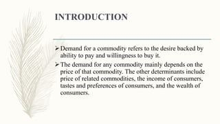 Demand – analysis | PPTX