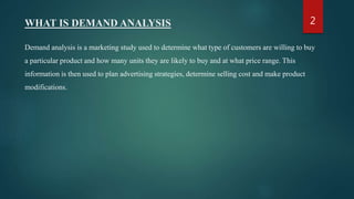 Demand analysis | PPT