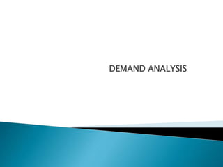 Demand analysis | PPTX