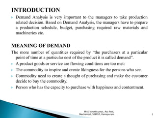 Demand analysis | PPTX
