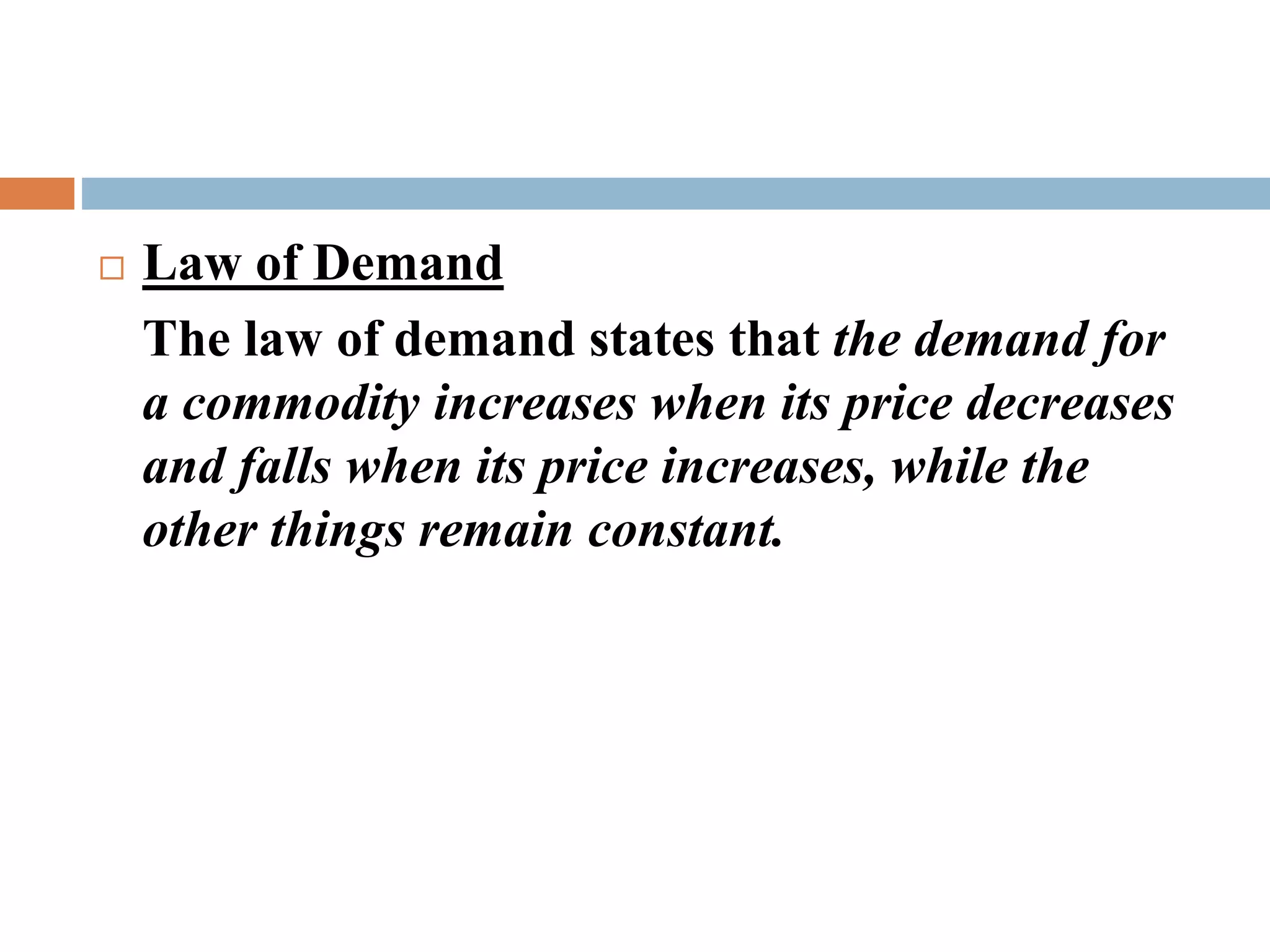 Demand analysis and elasticity of demand | PPTX