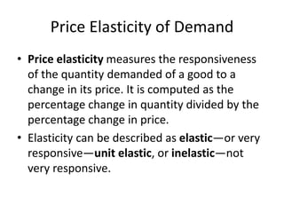 Demand analysis and elasticity of demand | PPTX