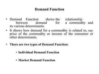 Demand analysis ppts | PPT | Commodities | Economy