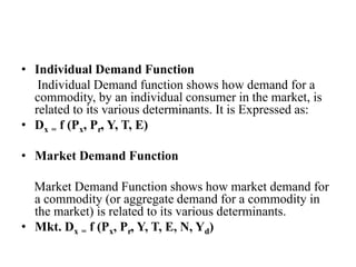 Demand analysis ppts | PPT | Commodities | Economy