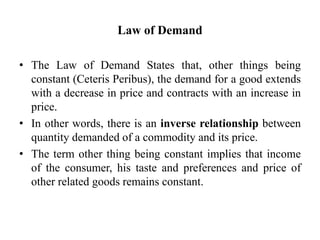 Demand analysis ppts | PPT | Commodities | Economy