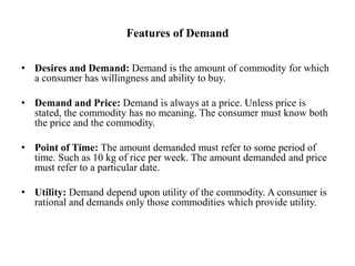 Demand analysis ppts | PPT | Commodities | Economy