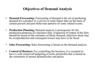 Demand analysis ppts | PPT | Commodities | Economy