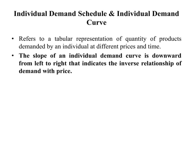 Demand analysis ppts | PPT | Commodities | Economy