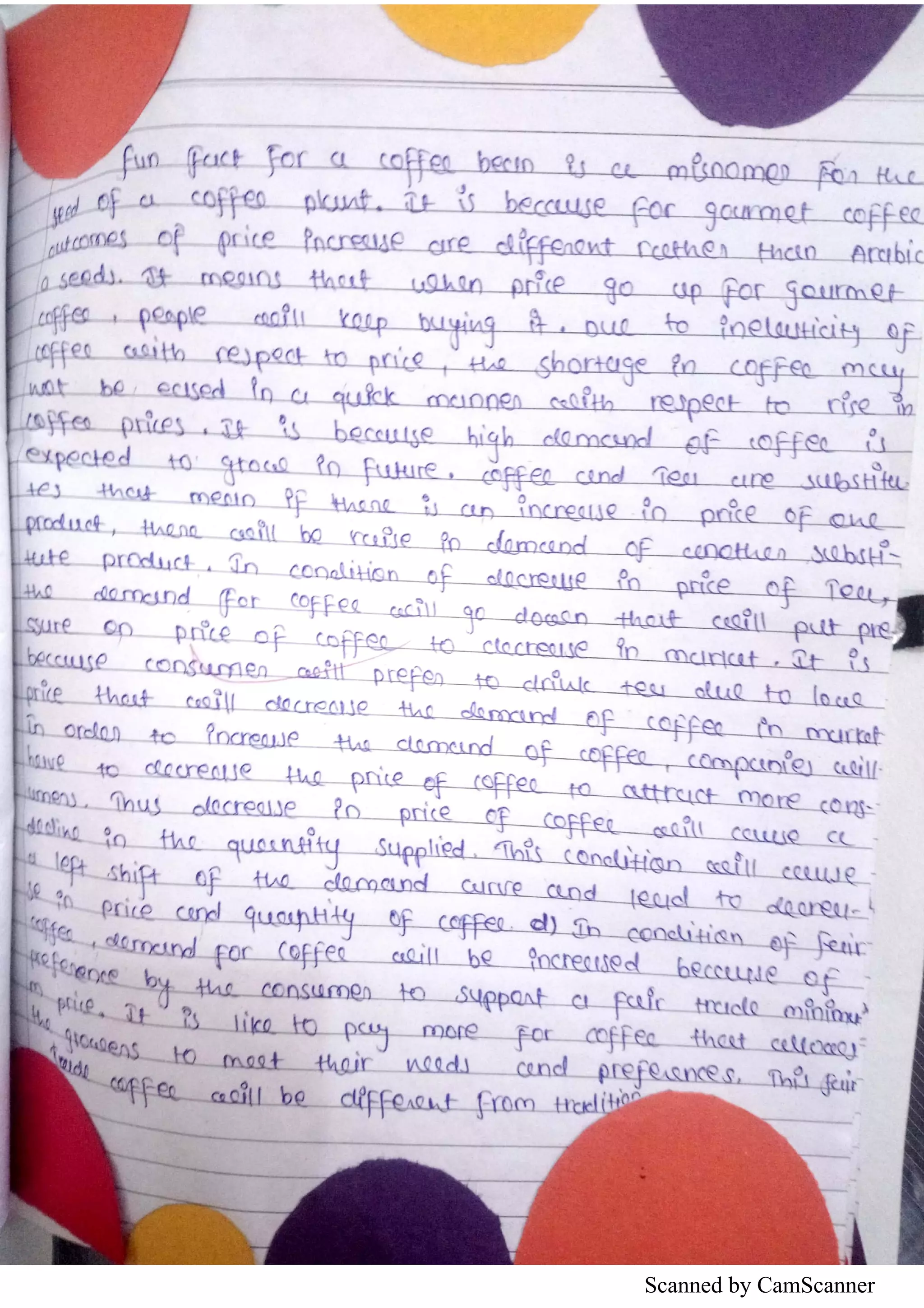 Demand and its Determinants - Economics Class 12 Project | PDF