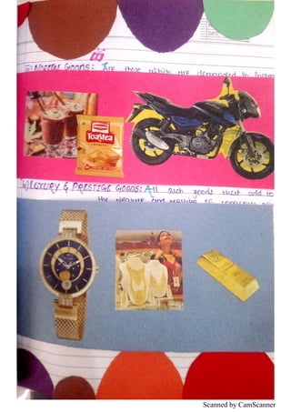 Demand and its Determinants - Economics Class 12 Project | PDF