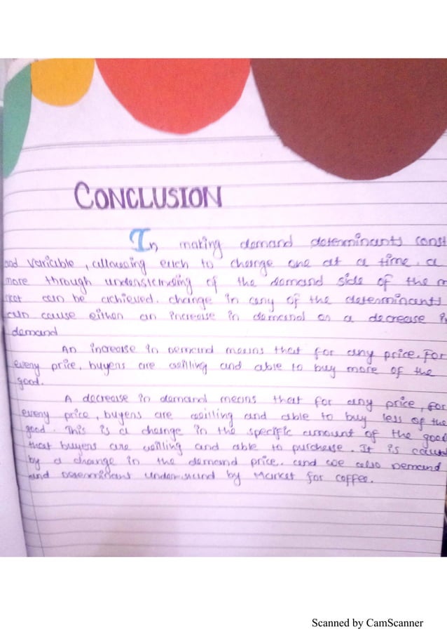 Demand and its Determinants - Economics Class 12 Project | PDF