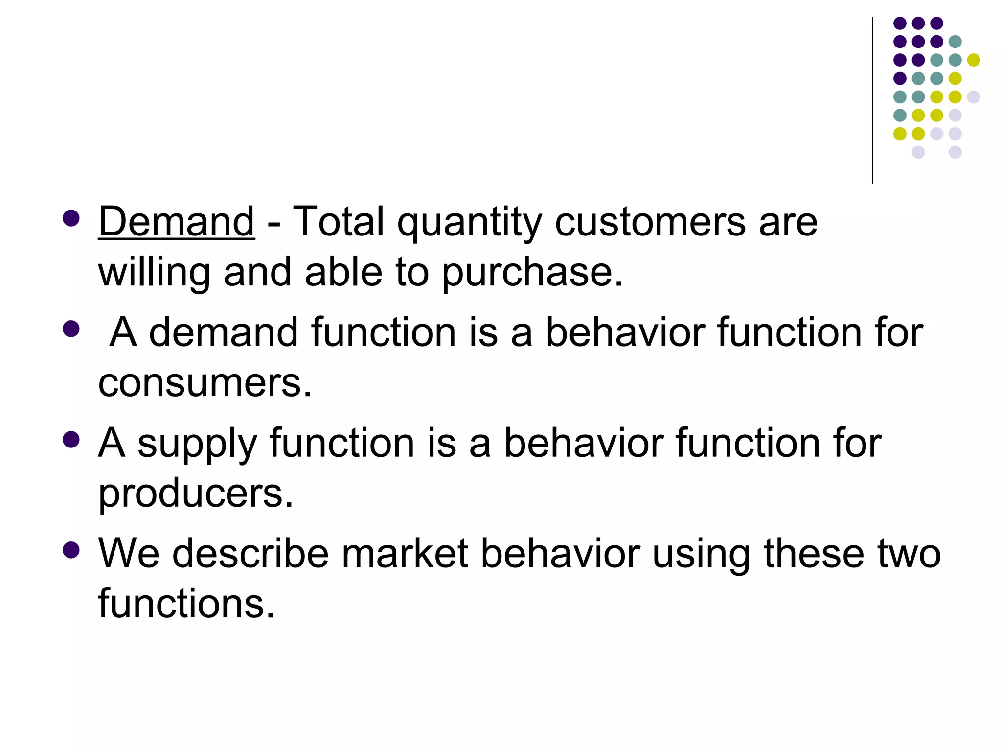 Demand and supply | PPT