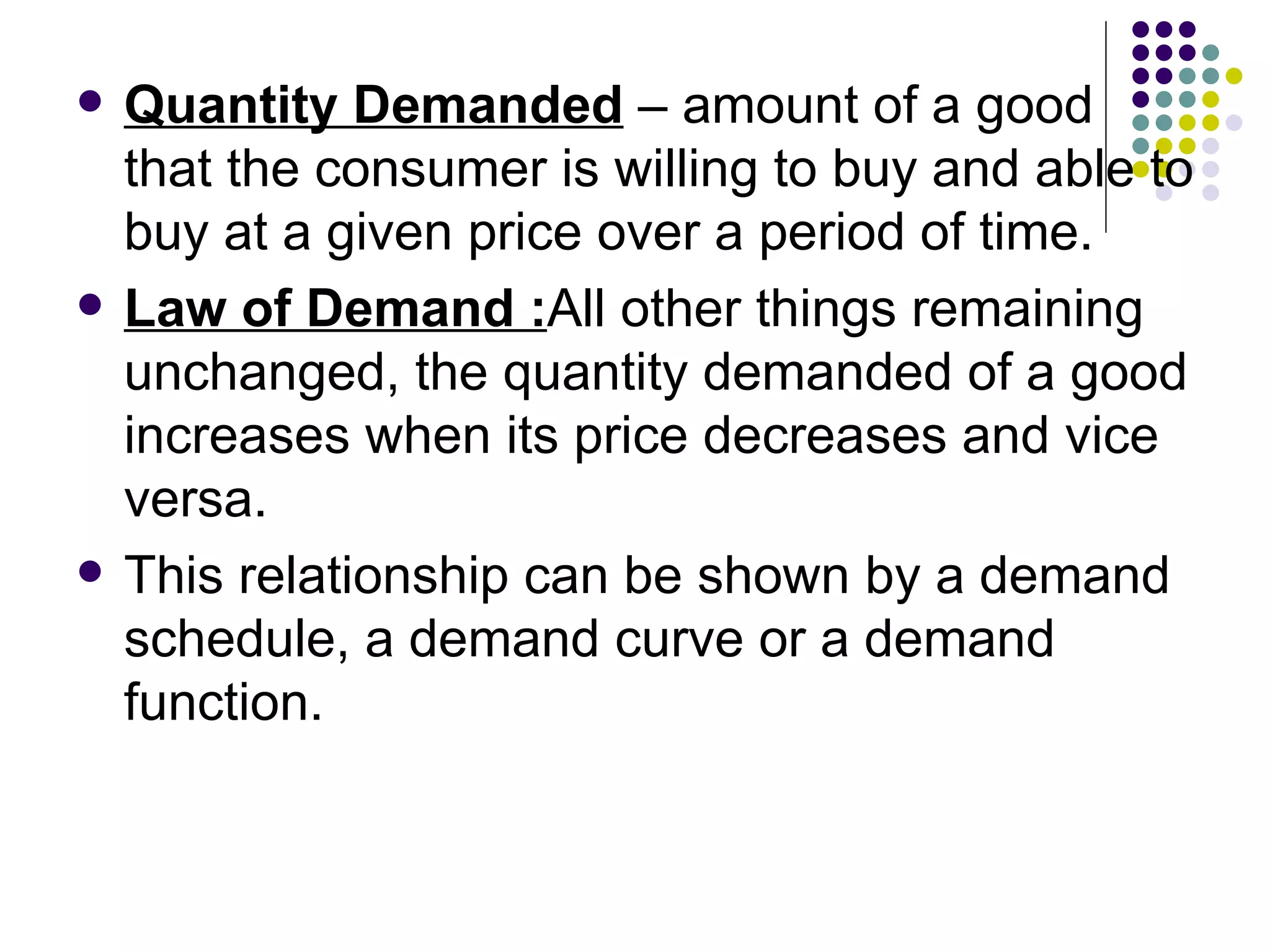 Demand and supply | PPT