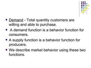 Demand and supply | PPT