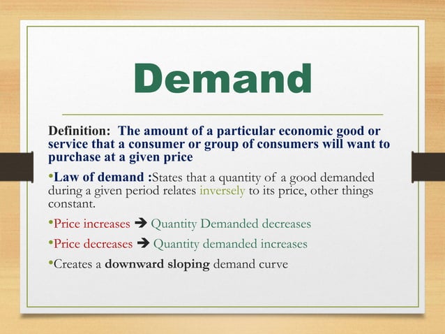 Demand and supply | PPT