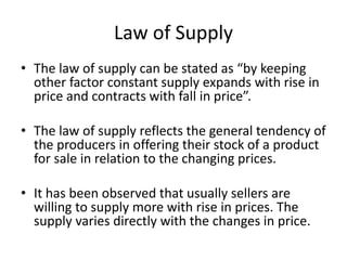 Demand and supply | PPTX