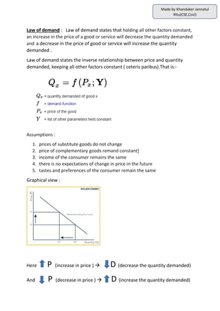 Demand and supply | PDF