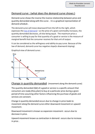 Demand and supply | PDF