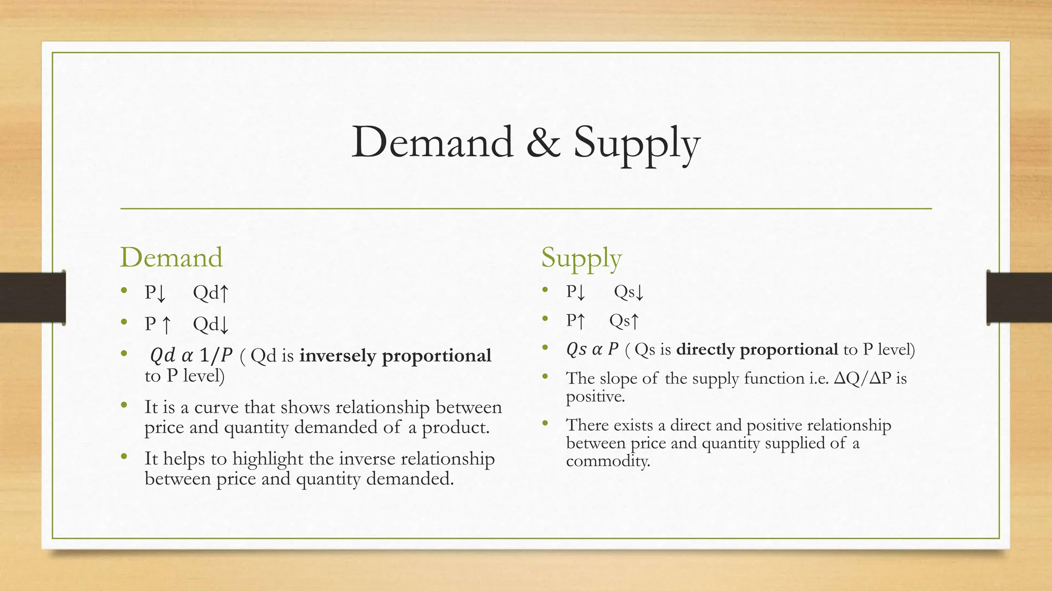 demand, supply, law of demand and law of supply | PPTX