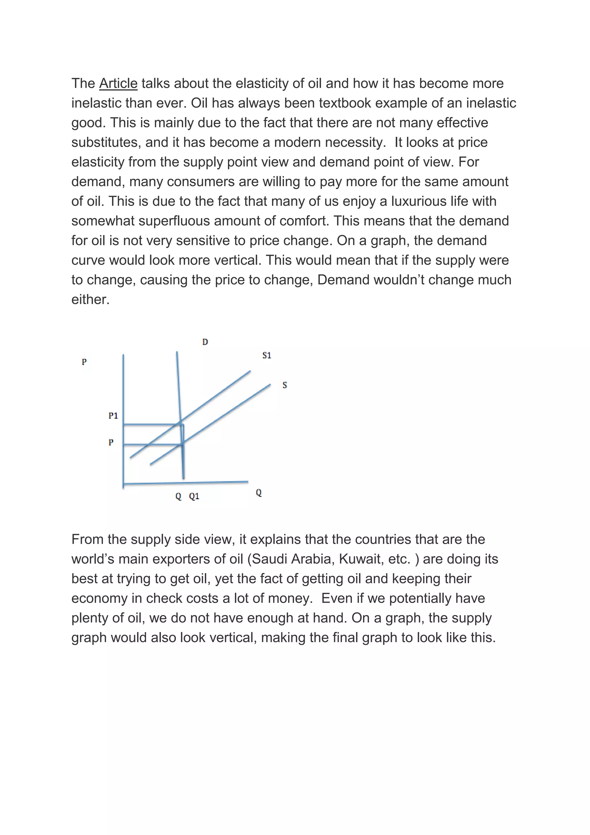 Demand and supply applied | DOCX