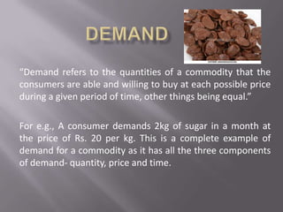 Demand and supply curve | PPTX