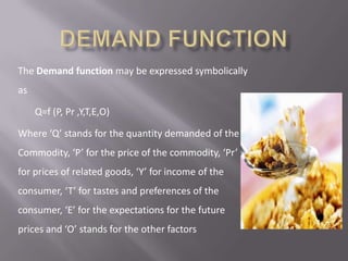Demand and supply curve | PPTX