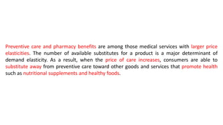 Demand and Supply Elasticity in Healthcare | PDF | Commodities | Economy