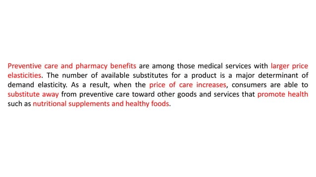 Demand and Supply Elasticity in Healthcare | PDF | Commodities | Economy