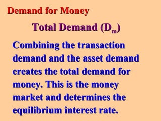 Demand and supply money | PPT