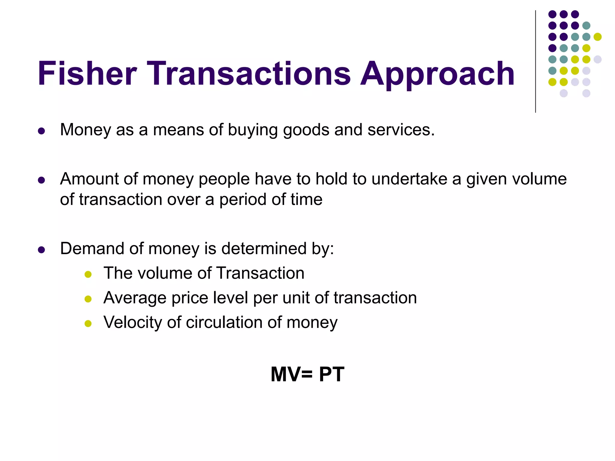 Demand and supply of money | PPT