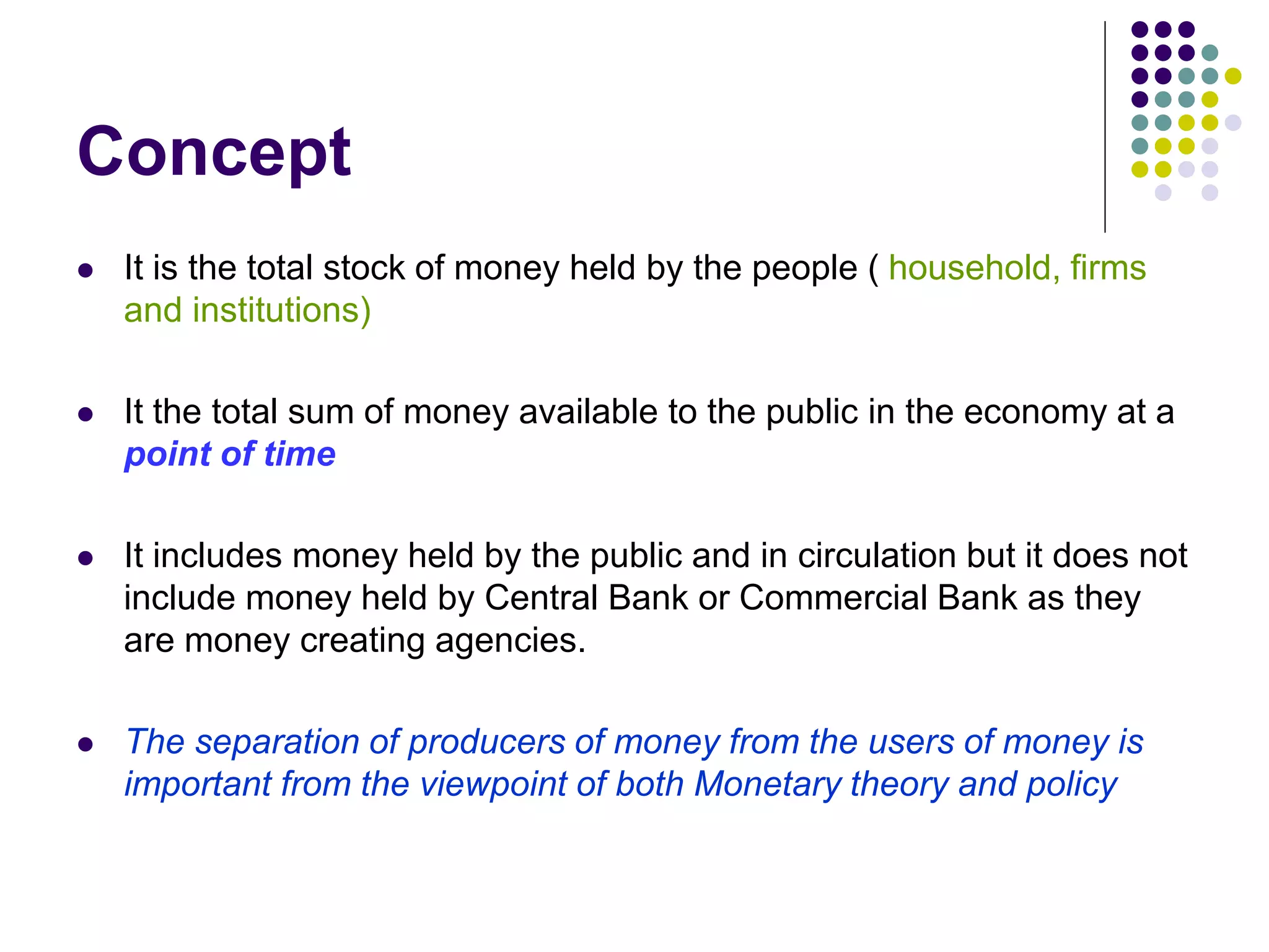 Demand and supply of money | PPT