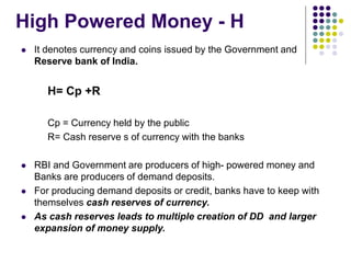 Demand and supply of money | PPT