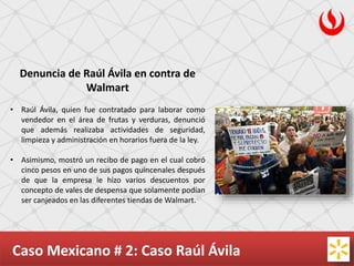 Demandas laborales contra Walmart | PPTX