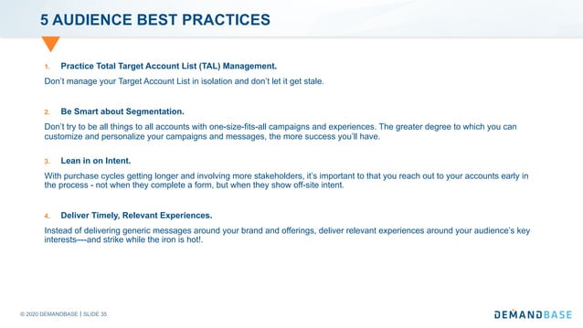 ABM Master Class: Audience Strategy | PPT