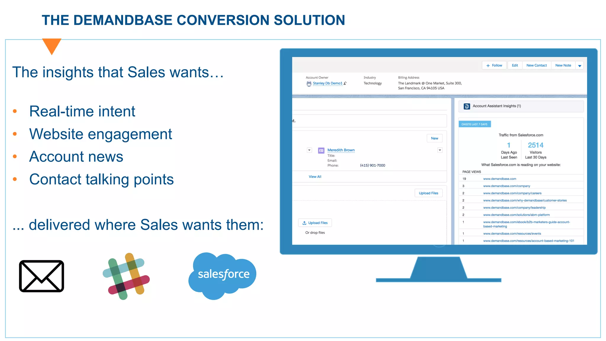 Demandbase conversion-solution SNAP LinkedIn Sales Navigator ...
