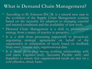 Demand chain management | PPT