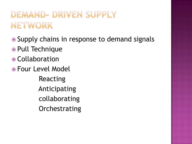 Demand Chain Management | PPTX
