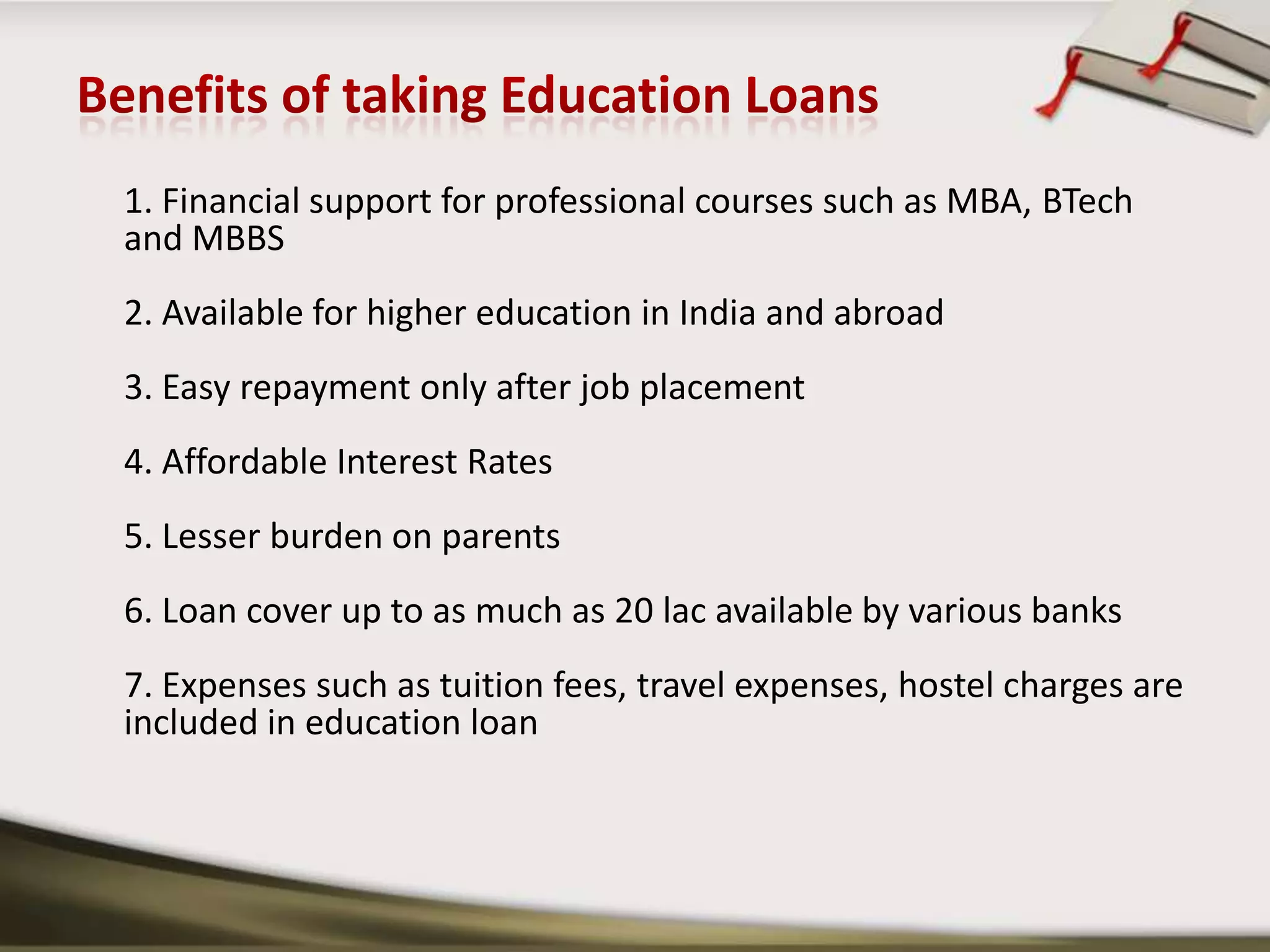 Demand estimation - Education Loans | PPTX