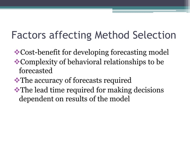 Demand Estimation And Forecasting Pptx